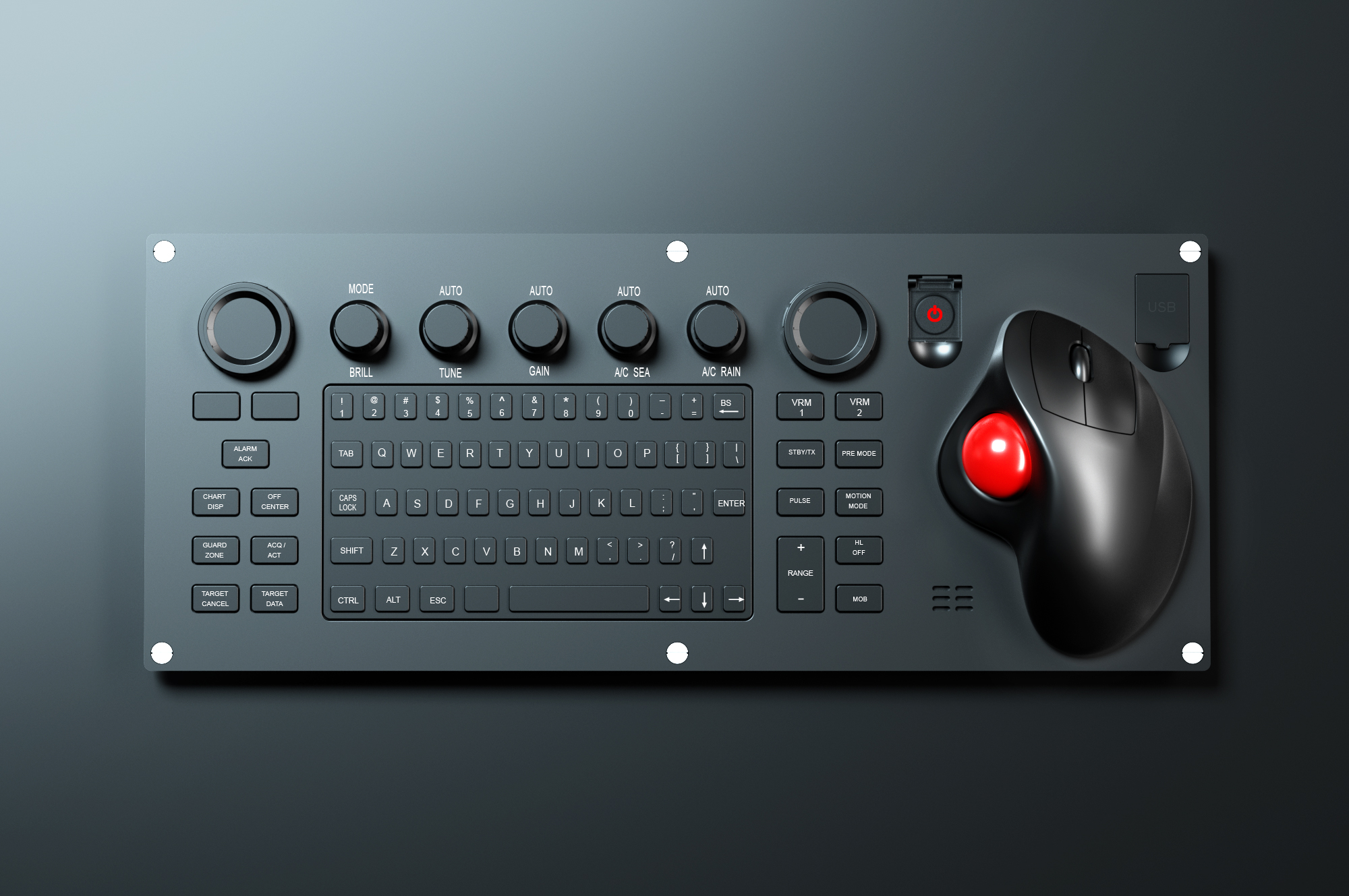 Military keyboard|Industrial keyboard|Rugged keyboard|Trackball ...